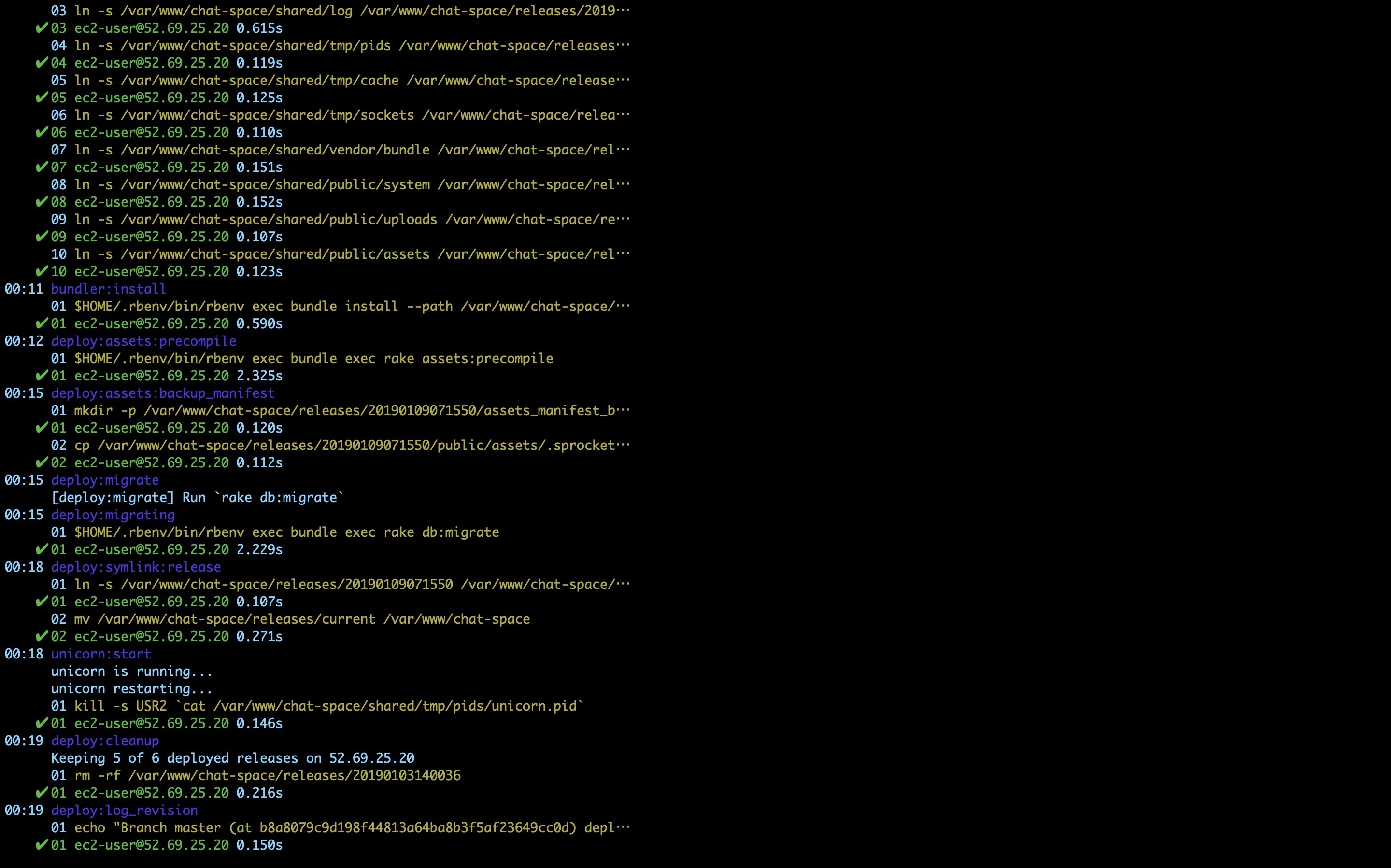 Capistranoで自動デプロイした時に出たsshkitrunnerexecuteerror解決法 Aws Qiita 9114