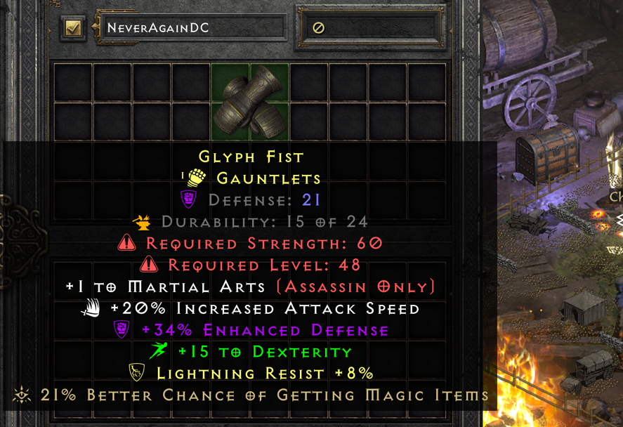 O Gg Mosaic Sin Gloves Almost Trophy.. Update - Topic - d2jsp