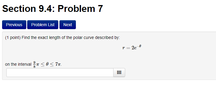 Solved Section 9.4: Problem 7 Previous Problem ListNext (1 | Chegg.com