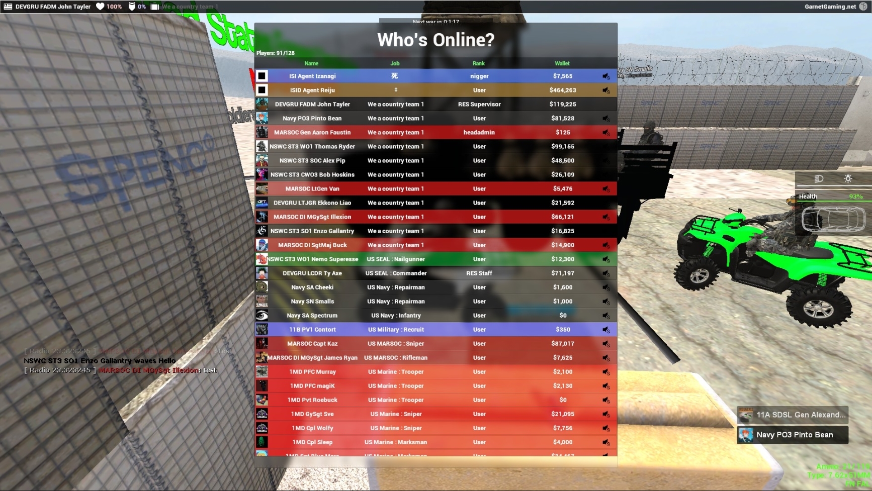 [Official] MilitaryRP Screenshot Thread - The Playground - Garnet Gaming