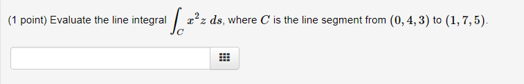 Solved Evaluate the line integral integral_C x^2z ds, where | Chegg.com