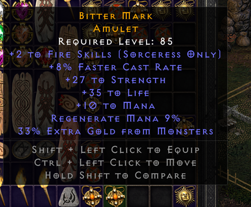 Sell Some Gg Crafted Caster Amulets - Topic - d2jsp