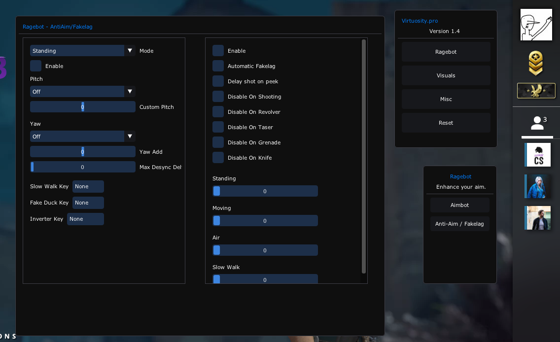 Source - Virtuosity.pro [IMGUI version] | INFOCHEATS.NET — Multiplayer ...