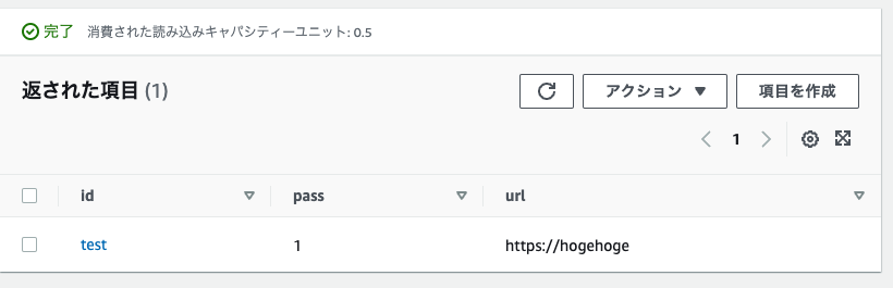AWSのDynamoDBにCRUD処理を行う方法（基礎編） #JavaScript - Qiita