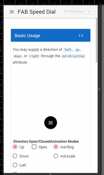 Fab Speed Dial · Issue 5969 · Angularmaterial · Github 