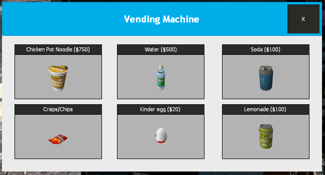 New vending machines!