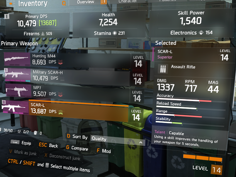 Possibly the most L33t weapon in the game. : r/thedivision