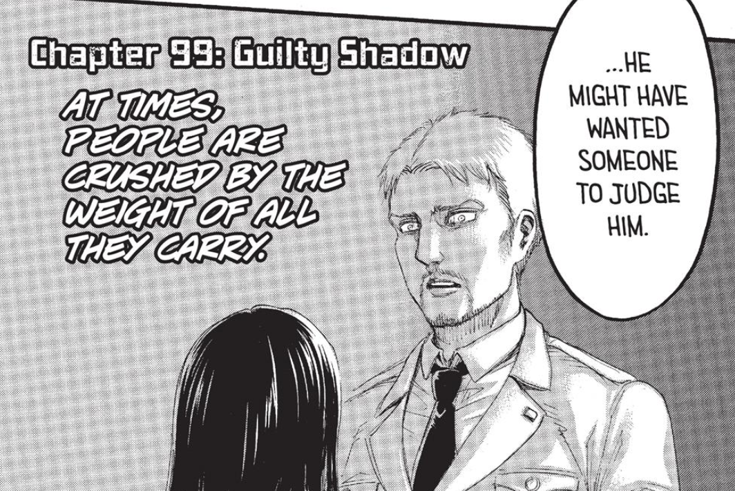 [MANGA SPOILERS] Theory on a depressed character's fate. : r ...