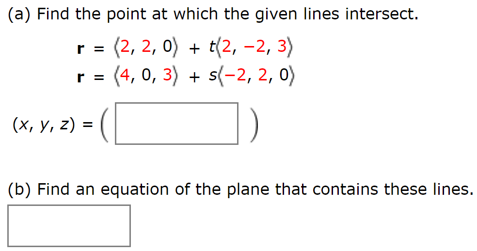 Solved Consider the following planes. x + y + z = 4, X + 7y | Chegg.com