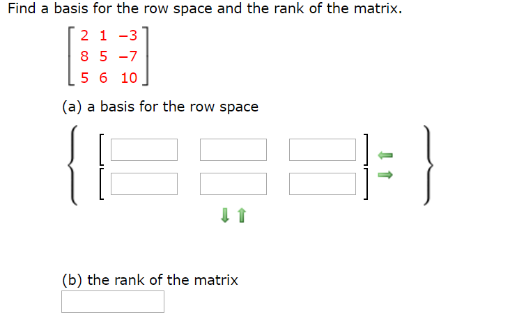 Solved Find a basis for the row space and the rank of the | Chegg.com