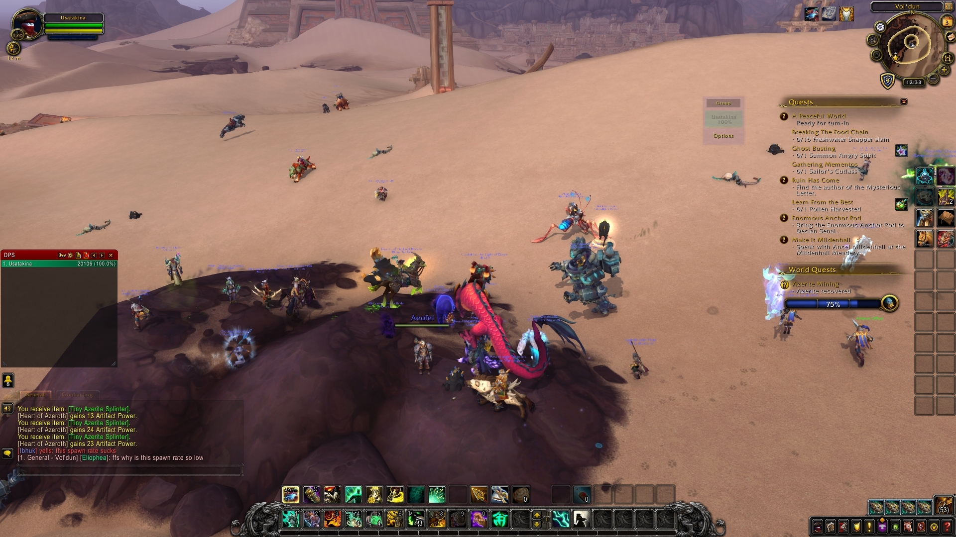 The Mob Spawn Rate Is So Low I Can't Finish The World Quest : r/wow