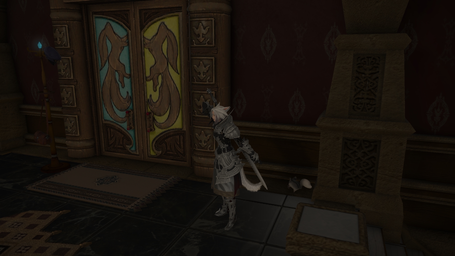 Finished decorating my Carbuncle-obsessed friend's house for him. : r/ffxiv