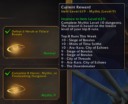 World Activities Great Vault reward question - General Discussion ...