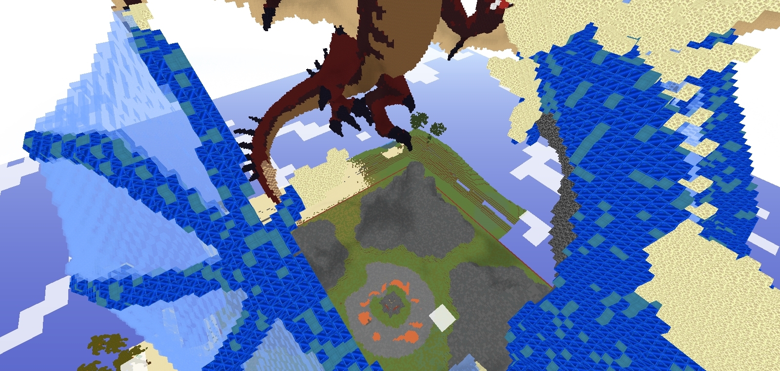HCF Map w/KOTH / BIOMEROADS / SPAWN | BuiltByBit