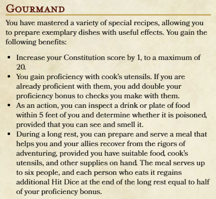 Cooking 5e : r/DMAcademy