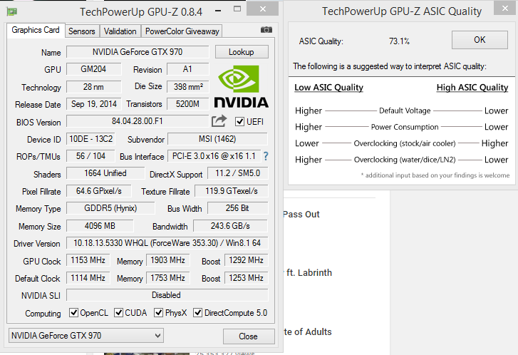 what is your gpu asic quality? - Graphics Cards - Linus Tech Tips