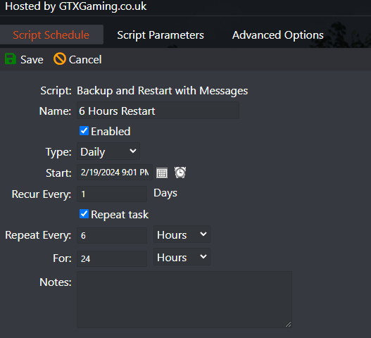How to setup automatic restarts with server messages on your Palworld dedicated game server ...
