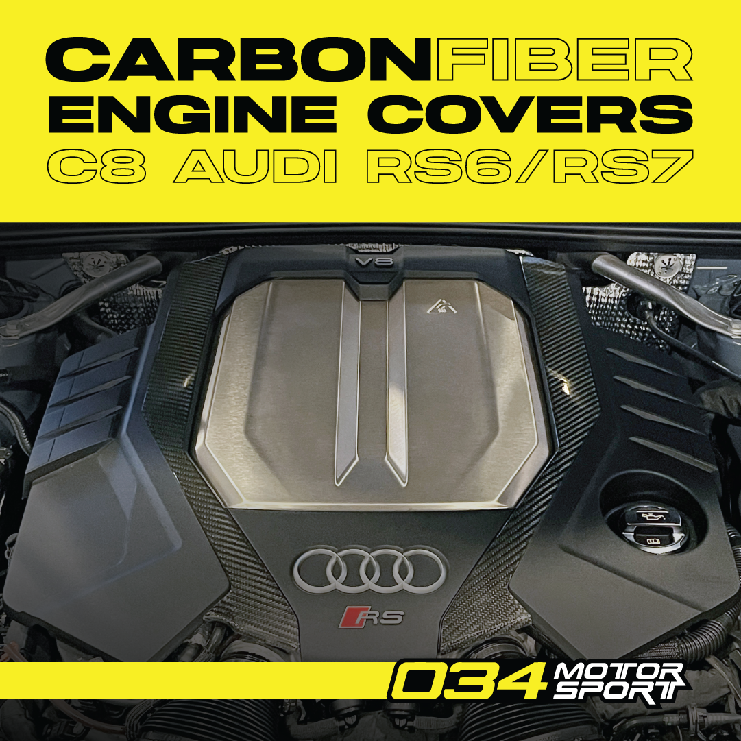 The Carbon Fiber Engine Cover Trim from 034Motorsport is Now Available ...
