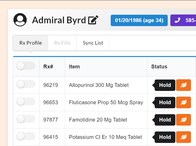 DRX Pharmacy Software - Features