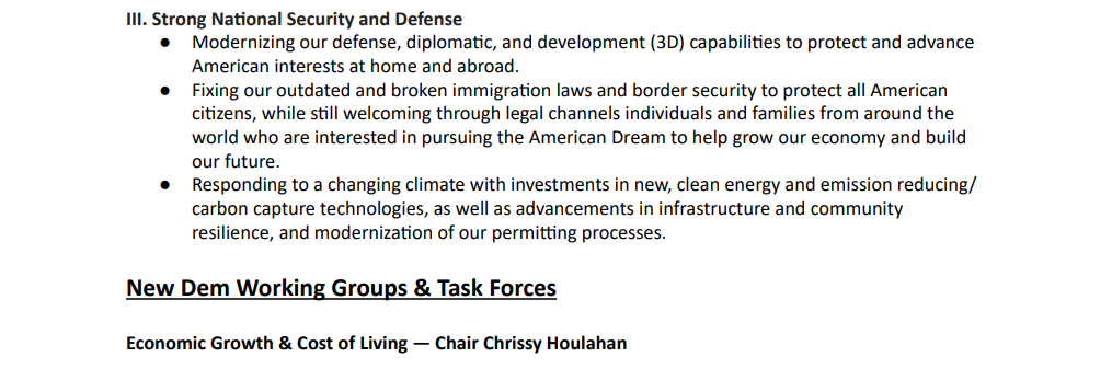 New Democrat Coalition (US House moderates/centrists) lays out their ...