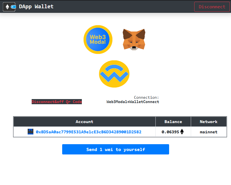 GitHub - danibachsl/dapp_wallet: Dapp that connects to Metamask with ...
