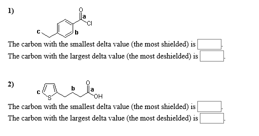 Solved The chemical environment of carbons can be deduced | Chegg.com
