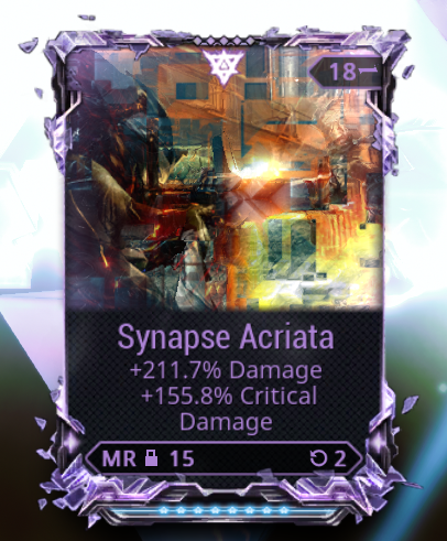 WTS Good Synapse mod! - Trading Post - Warframe Forums