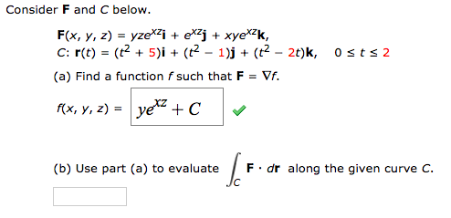 Solved Use the function f in (1) to evaluate along the given | Chegg.com