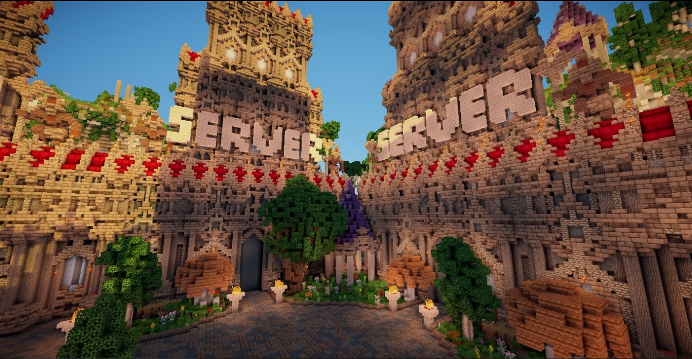 [Comission] "Arcadia Hub" (8 portals) Minecraft Map