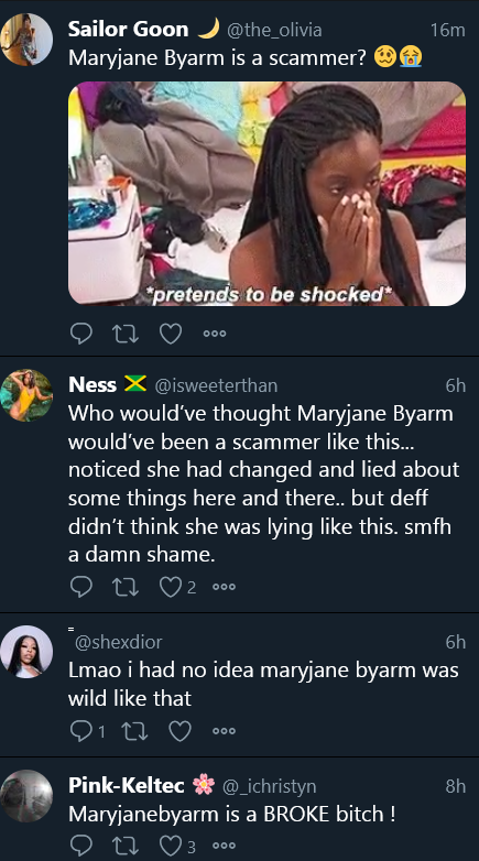 Shark Teeth, Lies and Grease: The Maryjane Byarm Story | Page 487 | Lipstick Alley