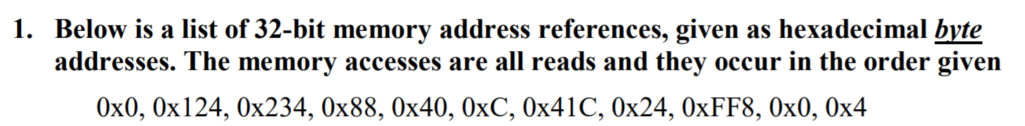 Solved a. For each of these references, identify the binary | Chegg.com