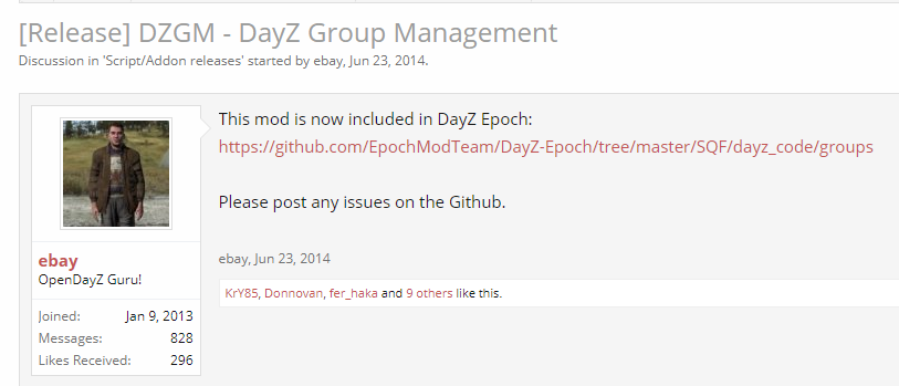 group markers/map markers/chat messages · Issue #2017 · EpochModTeam/DayZ-Epoch · GitHub