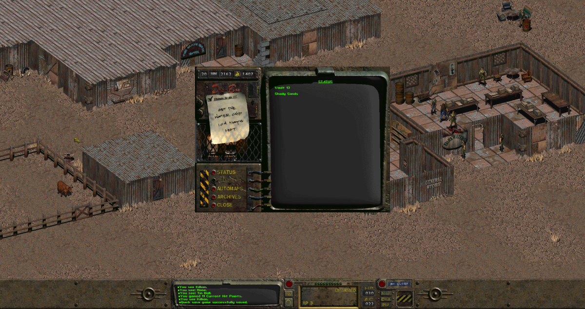 My status doesn't update :: Fallout General Discussions