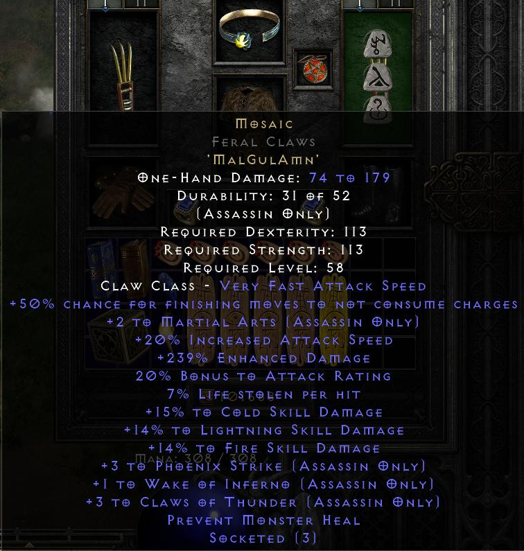 Iso Mosaic Sin Gear - Topic - d2jsp