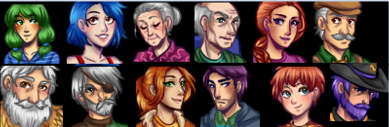 RELEASED - 6/9/18 FULLY COMPLETED Pencilstab's Portraits (Character sprite edits available ...