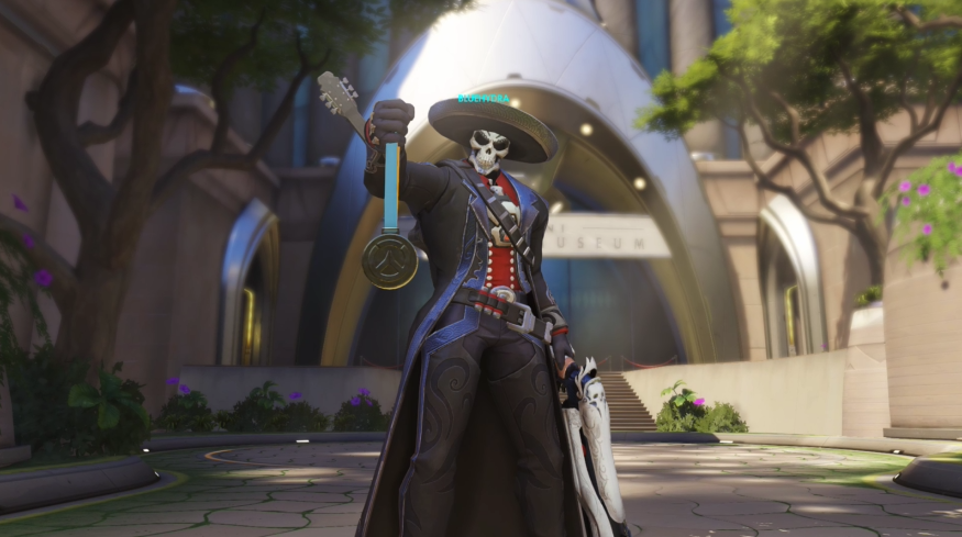 Uh, since when is there a blue variant of the Mariachi / El Blanco skin ...