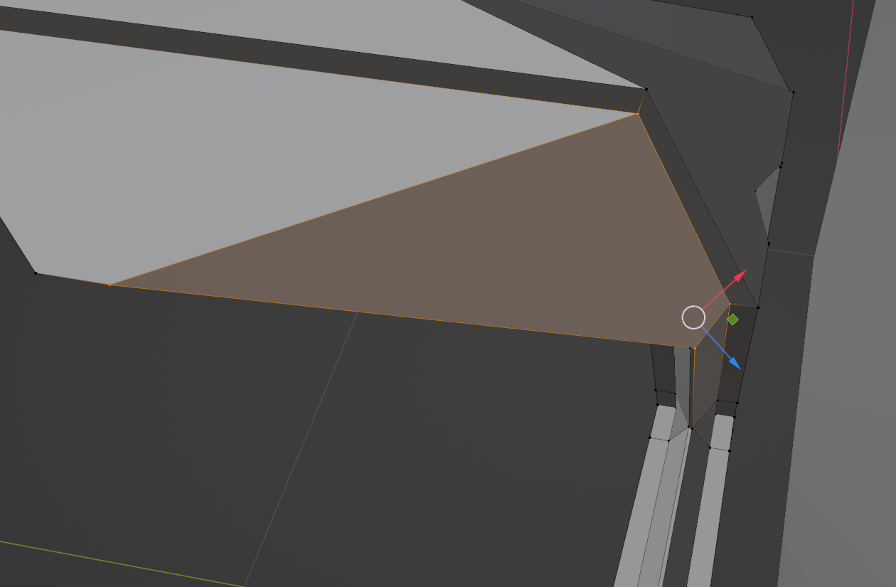 I can't figure out why there's an invisible edge that I can't get rid ...