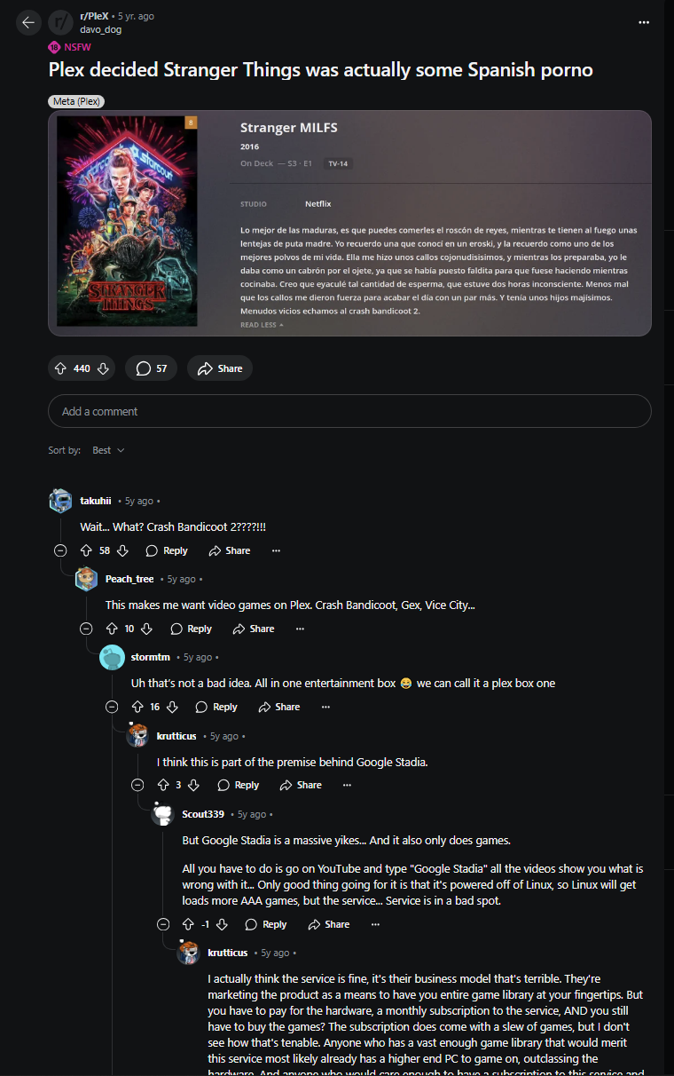 EN LOS FOROS DE PLEX los guiris se quejan por la caratula de stranger things - Forocoches