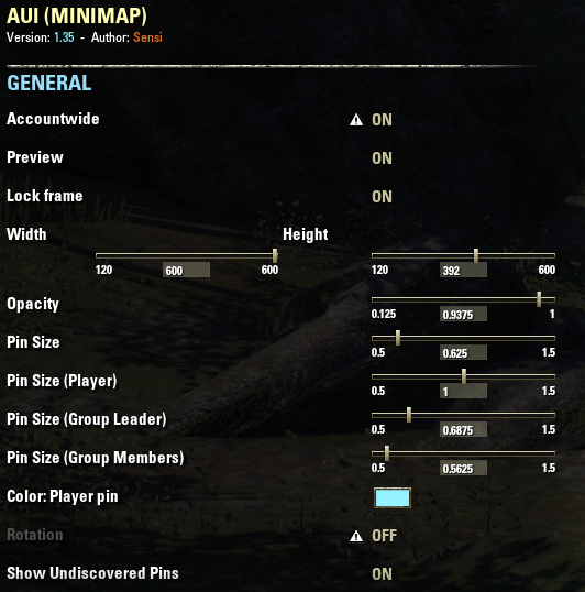 #ESO_JP アドオン AUI - Minimap - エルダー・スクロールズ・オンラインで遊ぼうよ！