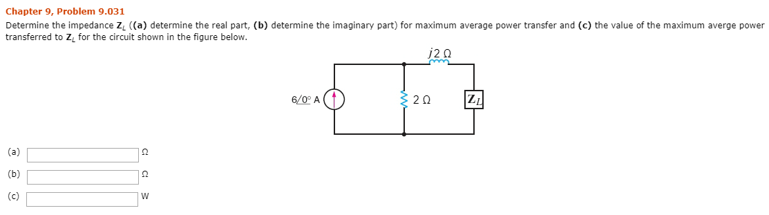 Solved Chapter 9, Problem 9.053 (Circuit Solution) Calculate | Chegg.com