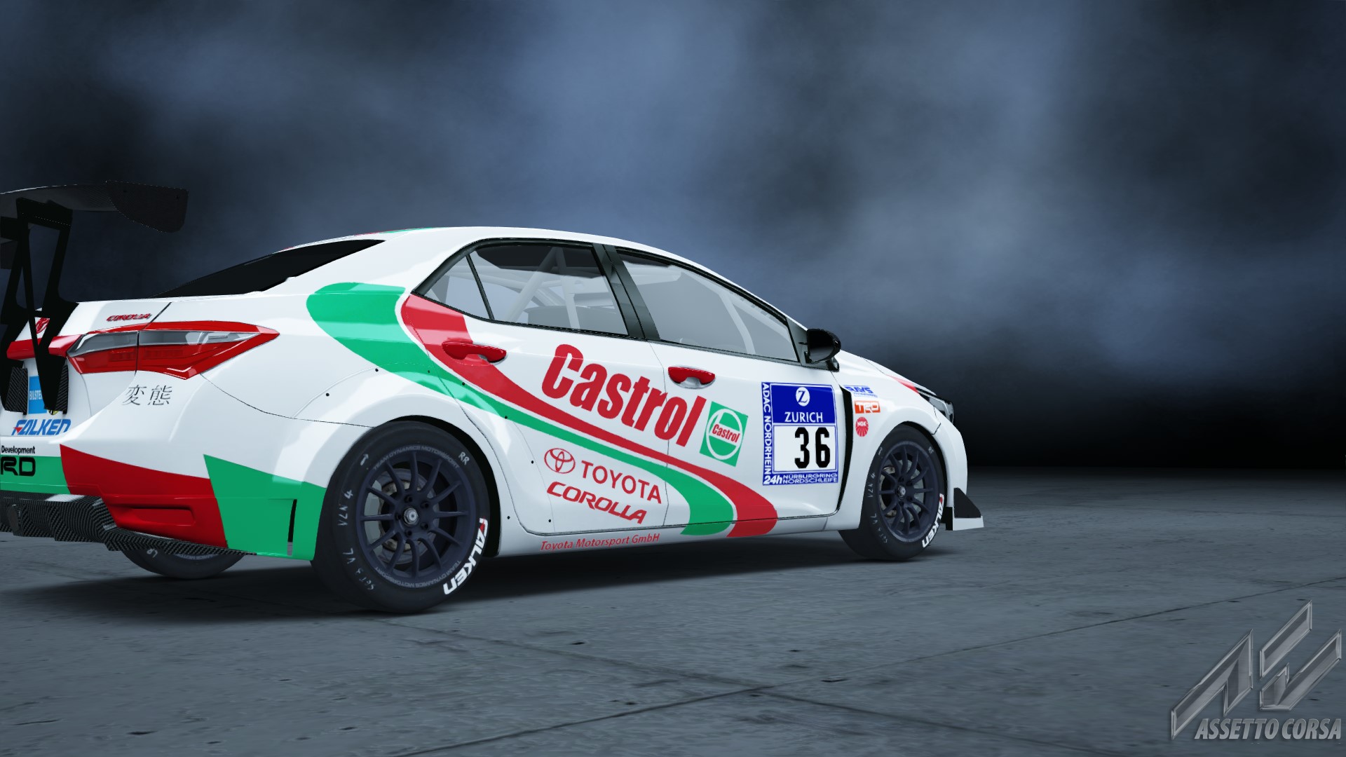 Toyota Altis VLN: Tom's Castrol #36 | OverTake.gg (Formerly RaceDepartment)