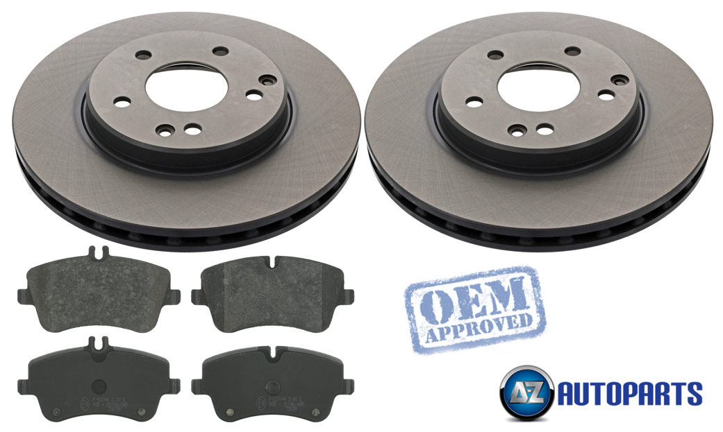 For Mercedes - C Class C200 C220 CDI 2001-2007 Front 288mm Brake Discs ...