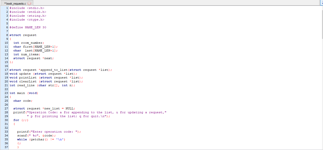 In C 60 Points Modify Project 8 Program So That 