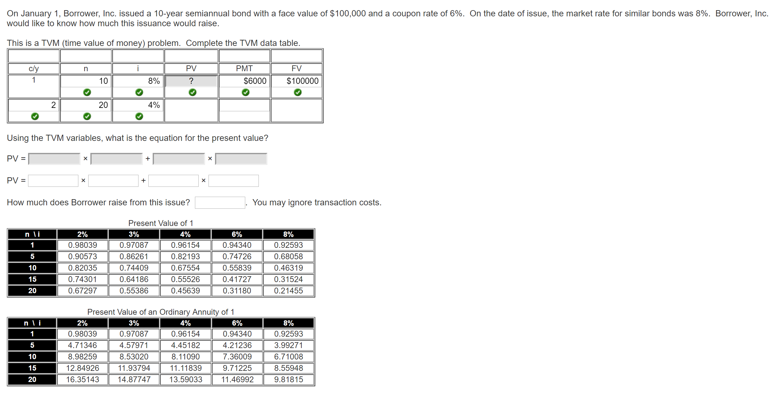 Solved On January 1, Borrower, Inc. issued a 10-year | Chegg.com