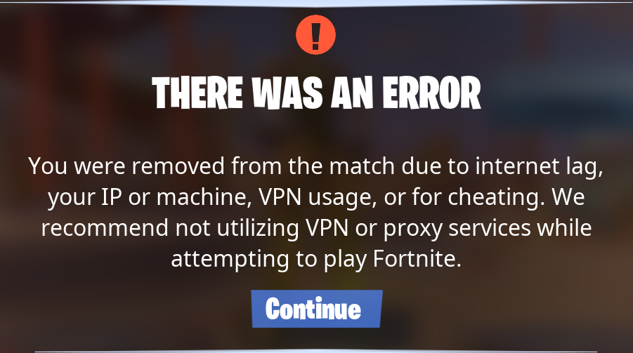 How to fix this error? : r/FortNiteBR