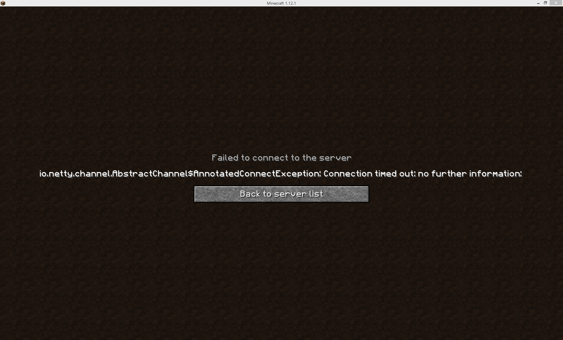 Solved - Error when connecting to the server | SpigotMC - High Performance Minecraft