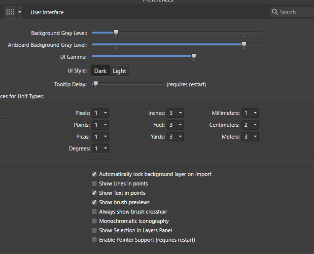 How do you change the editor's background color? : r/Affinity