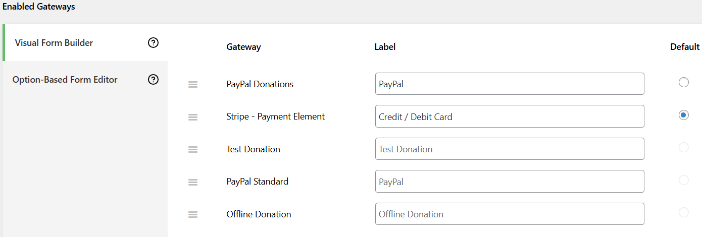 Visual Form Builder is a Disaster, Bring back access to Options Based ...