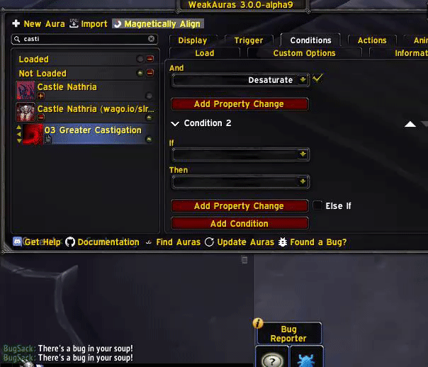 [shadowlands] error when clicking the new "elseif" checkbox in conditions · Issue #2390 ...