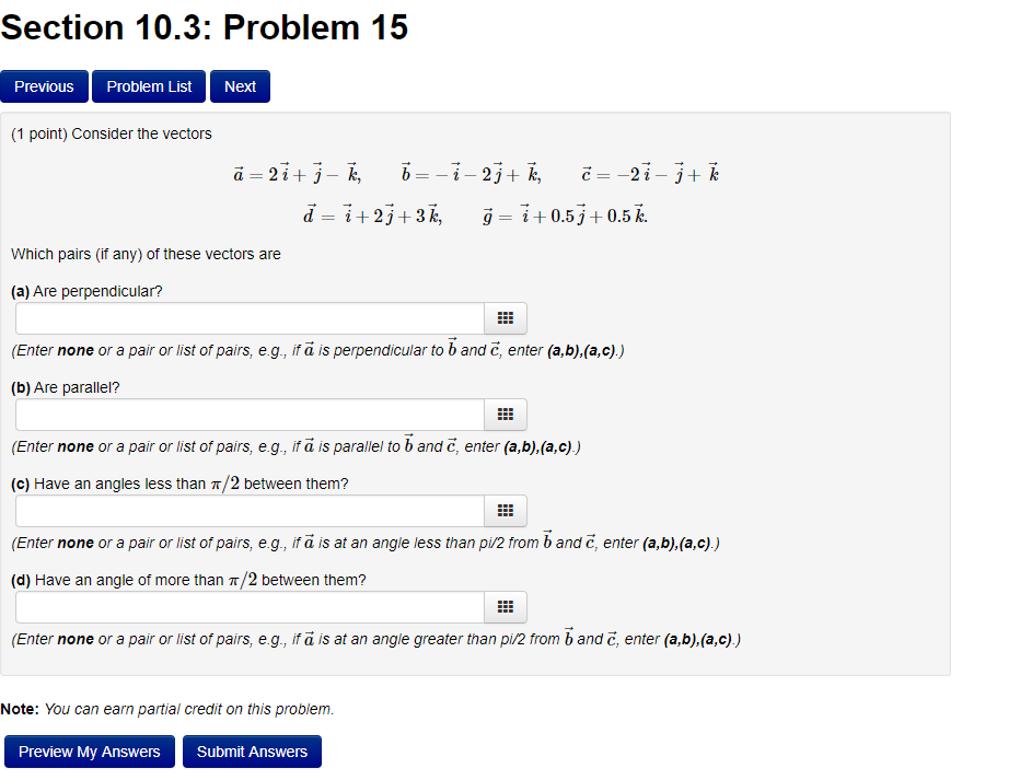 Solved Section 10.3: Problem 15 PreviouS Problem List Next | Chegg.com